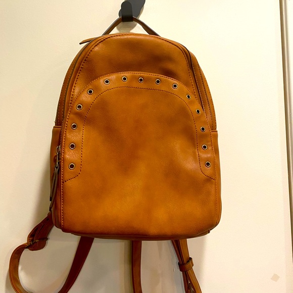 Maurices | Bags | Nwot Brown Vegan Leather Backpack From Maurices ...